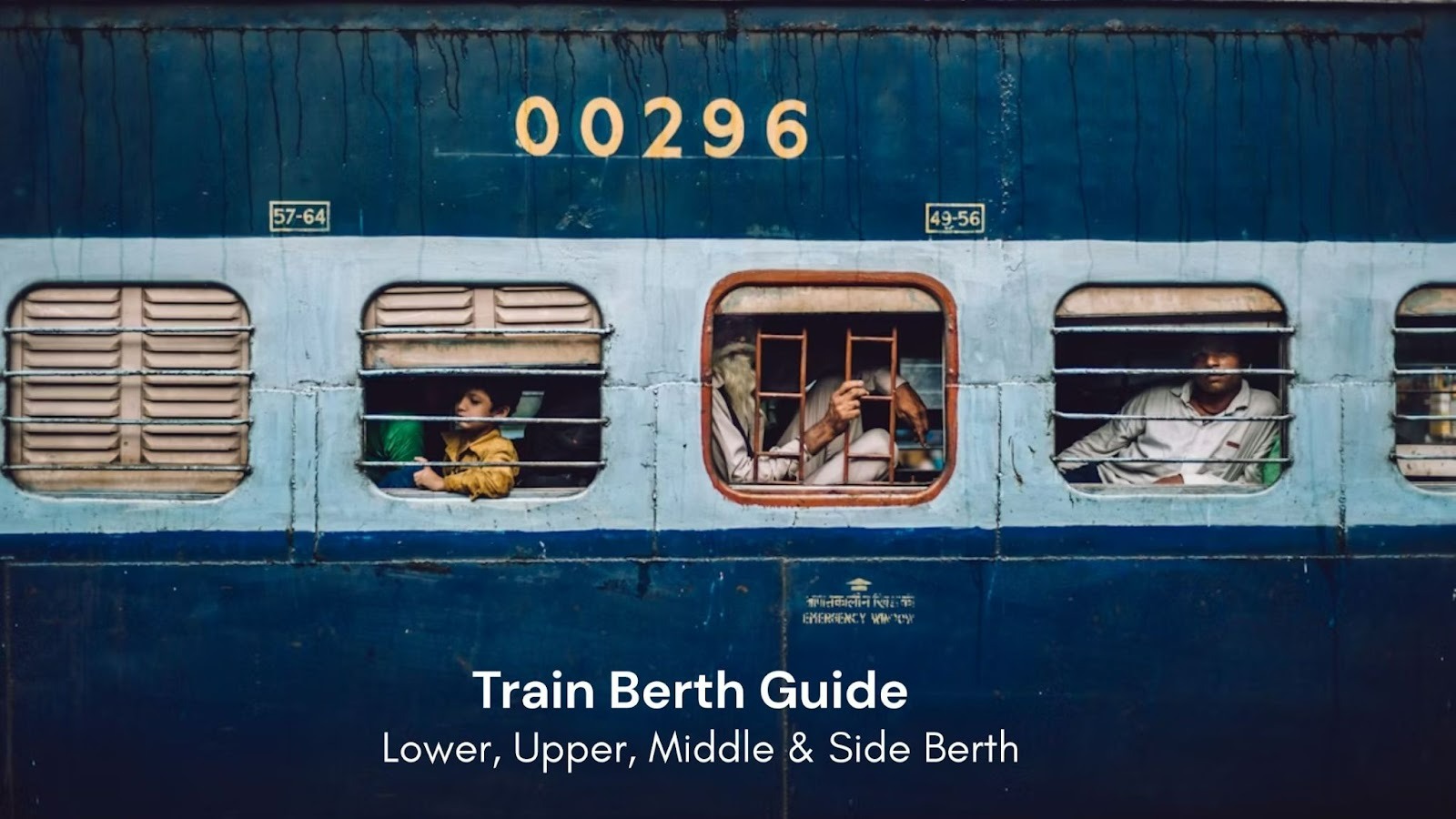 Train Berth Guide: Lower, Upper, Middle & Side Berth Meaning and ...